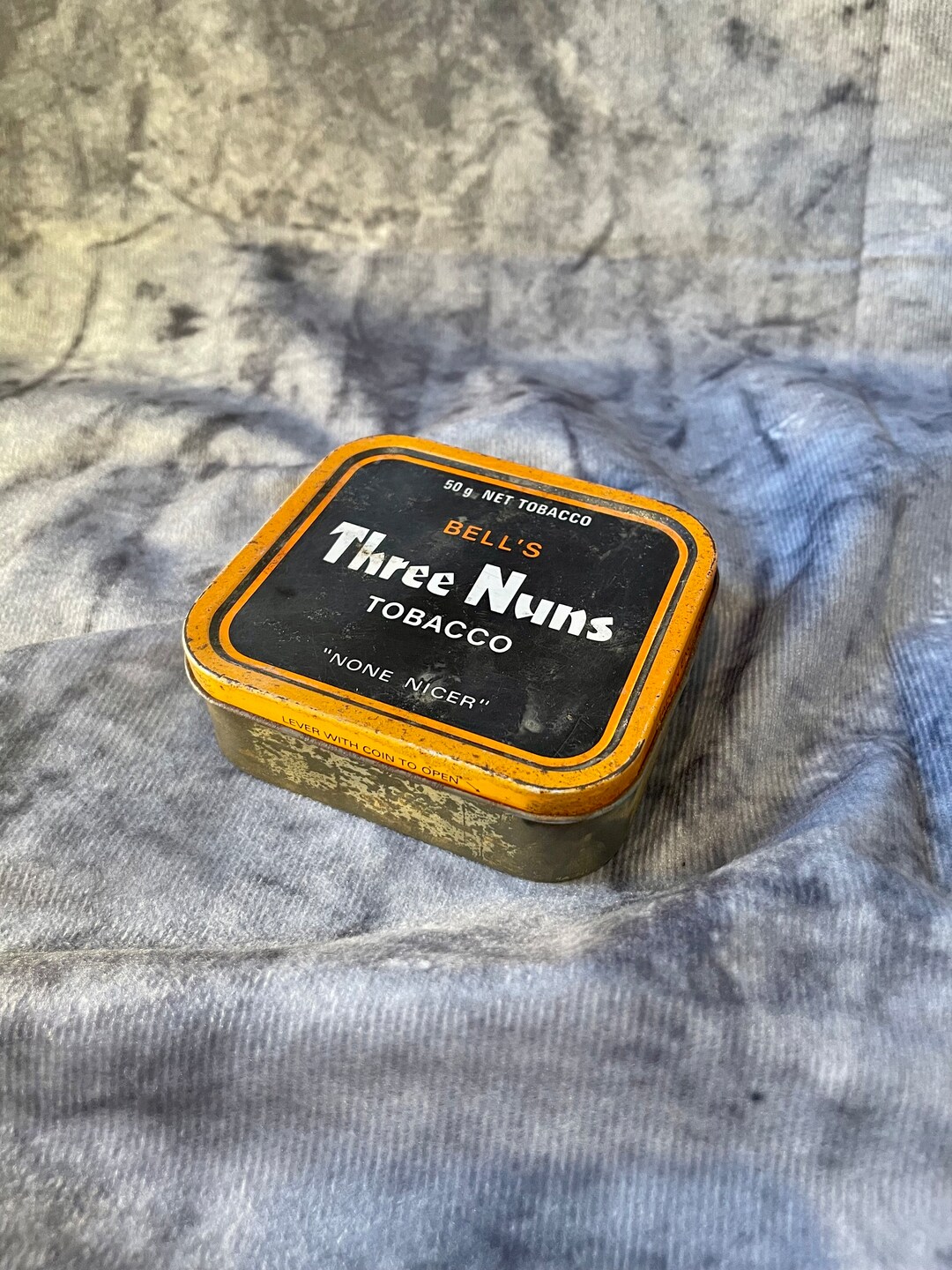 Three Nuns Vintage Tobacco Tin C.1980s Smoking Tin Spooky Smokers Case ...