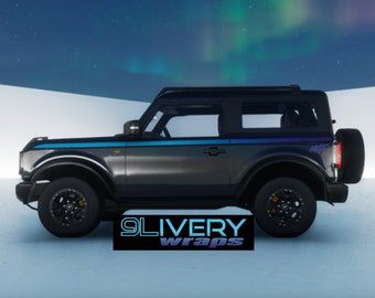 2 Door Bronco Side Decal - Etsy