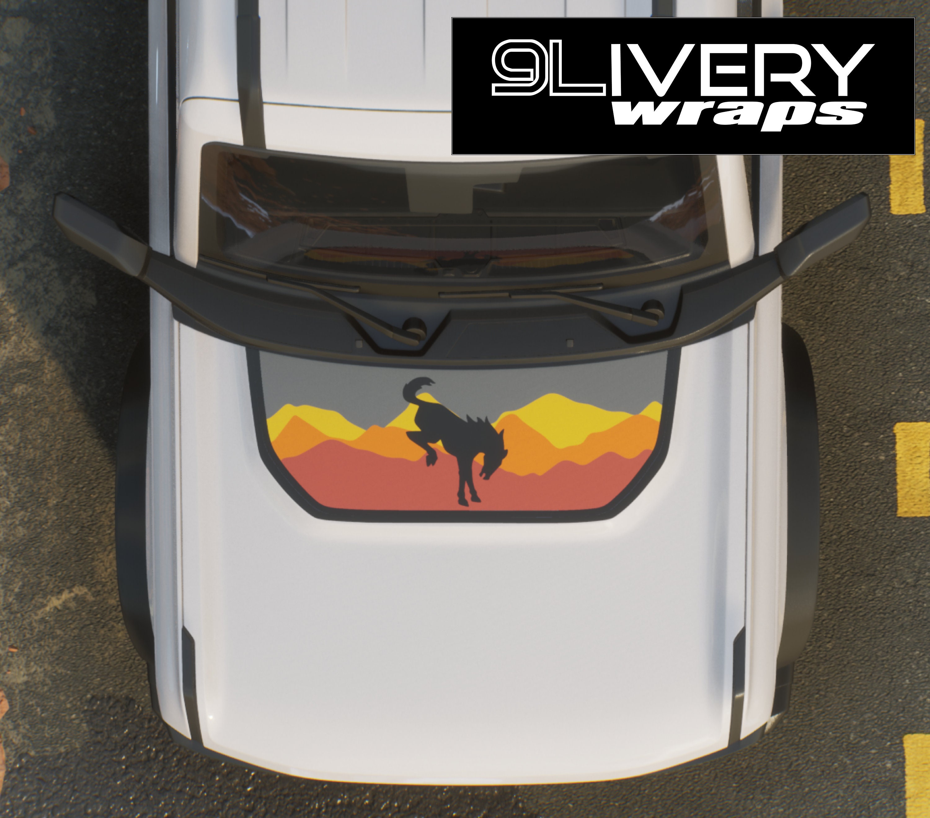 Retro Mountain Decals: Satin Overland Stripes Fits Bronco 2dr/4dr/sport ...