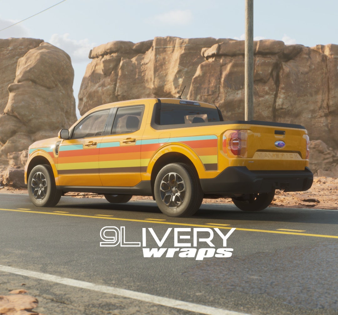 Maverick Retro Stripes - 70's Style - Custom Colors Available - for ...