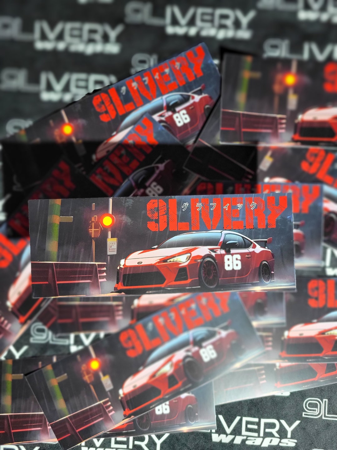 Red 86 Slap Sticker for Cars, Laptops, Skate-decks and More! - Kanata ...