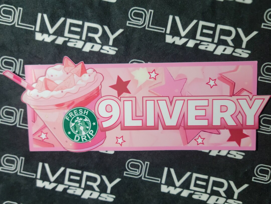 Fresh Drip Coffe Lover - Kawaii Pink Drink Slap Sticker Skate-decks and ...