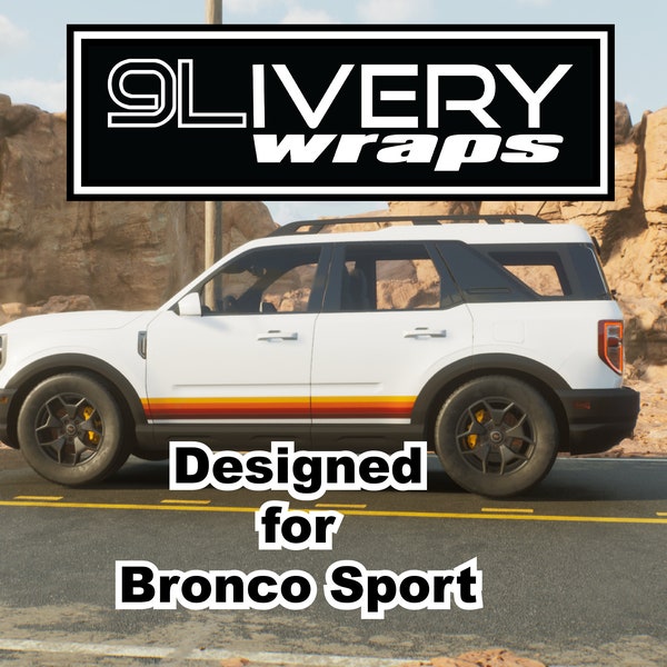 Bronco Retro Stripes - Etsy
