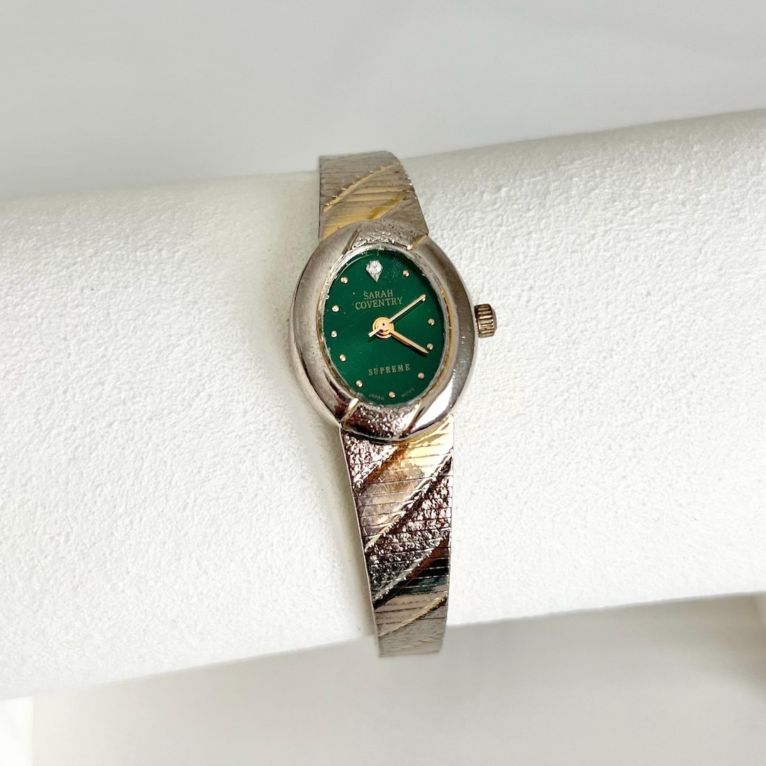 Vintage Sarah Coventry Supreme Women's Two Tone Watch With 1980s ...