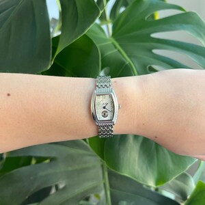 Vintage John Weitz Watch Textured Dial Blue Details Minute Analog ...