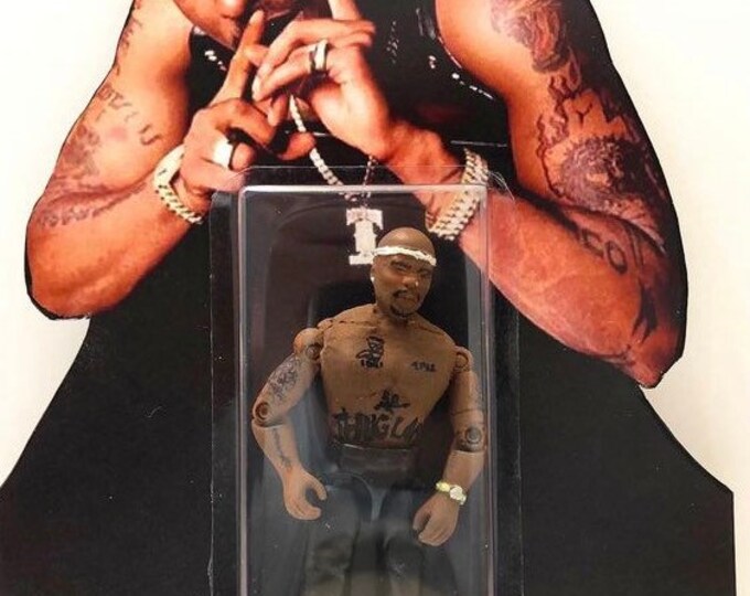 Custom 3.75 Inch Custom 2pac Action Figure - Etsy