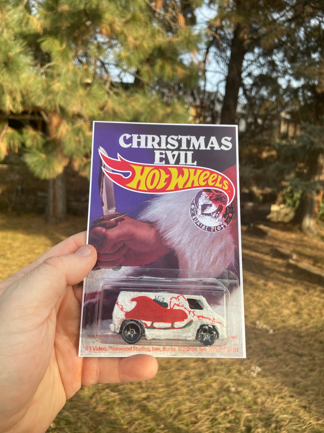 Christmas Evil Hot Wheels Custom Figure - Etsy