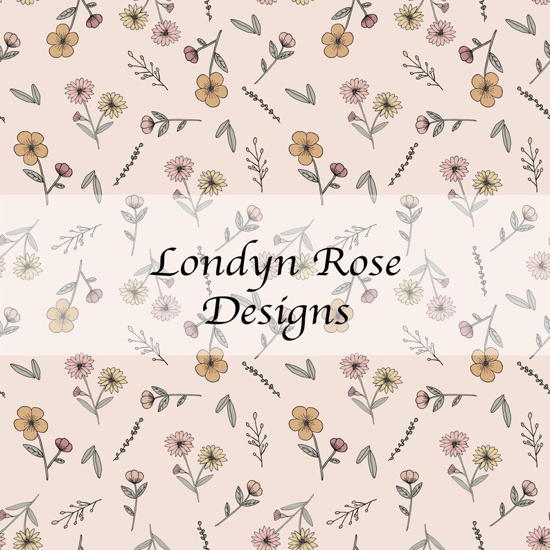 Spring Floral Seamless Pattern, Seamless Floral, Seamless File, Instant ...