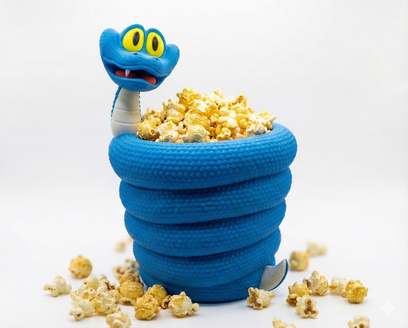 Gary Snake Popcorn Bucket Zoo-topia 1L - Cute Viper Popcorn Bucket - Etsy