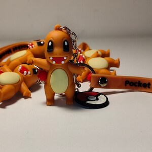 Charmander Pokemon 3D Keychain - Etsy