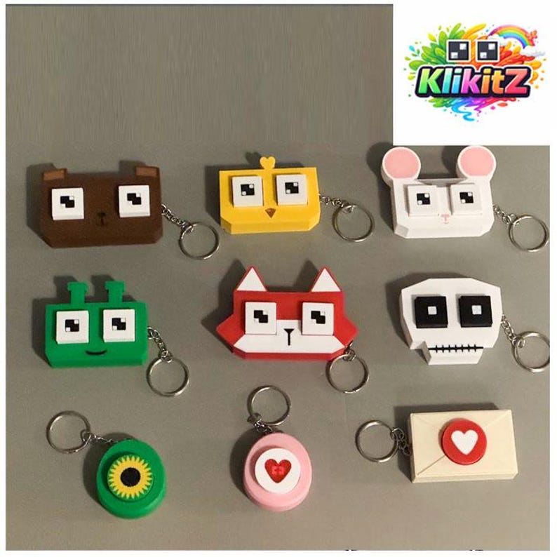 Mouse - Clicky Mechanical Keyboard Fidget Keychain – Sensory Toy, ADHD ...