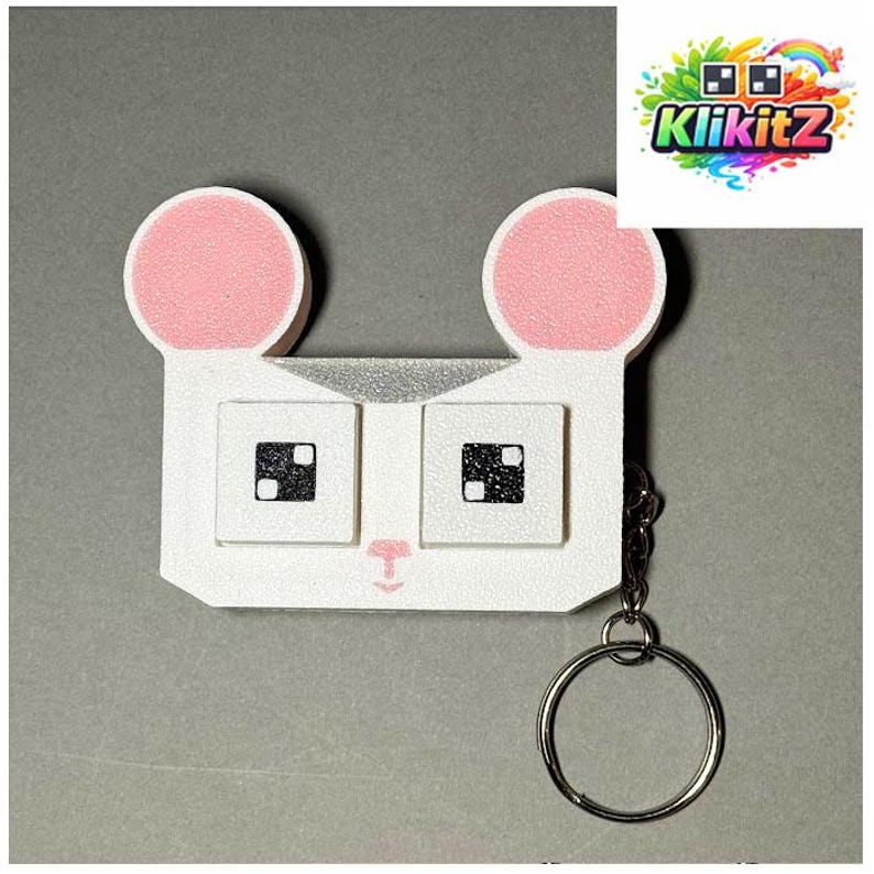 Mouse - Clicky Mechanical Keyboard Fidget Keychain – Sensory Toy, ADHD ...