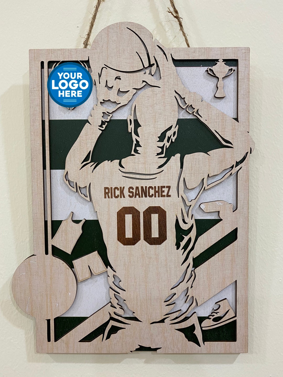 Personalization Basketball Player 3d Wooden Sign, Basketball Team Gift ...