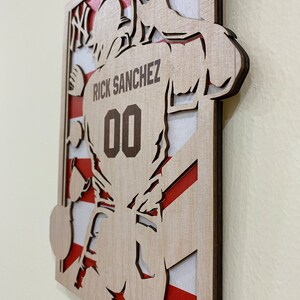 Personalized Custom Baseball Hanging Home Décor Plaques & Signs With 2 ...