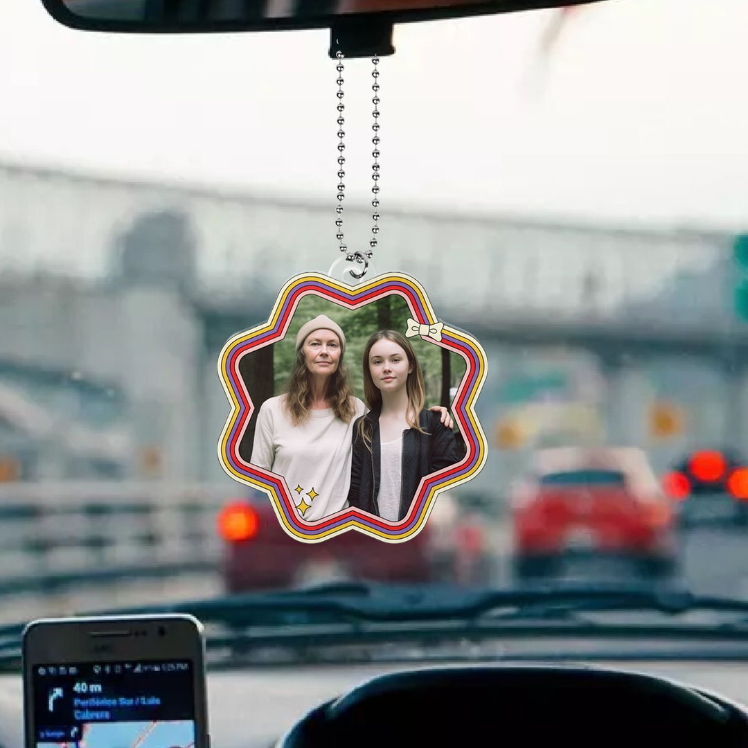 Hanging Car Photo Frames, Photo Car Rearview Mirror Pendant, Car ...