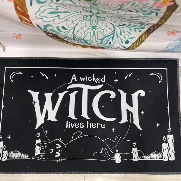 Witch Doormat - Etsy