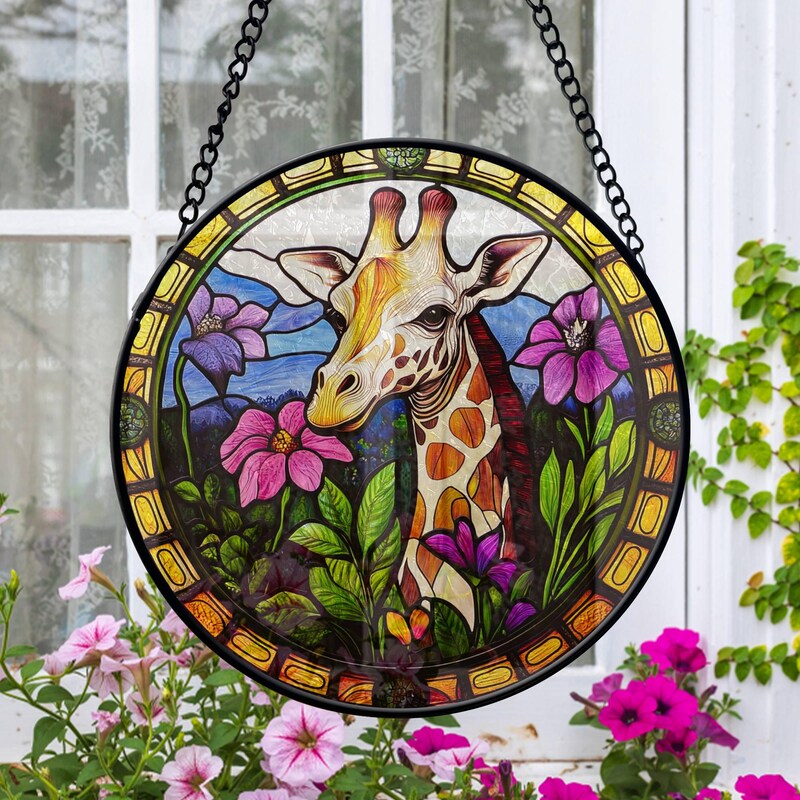 Stained Glass Giraffe - Etsy
