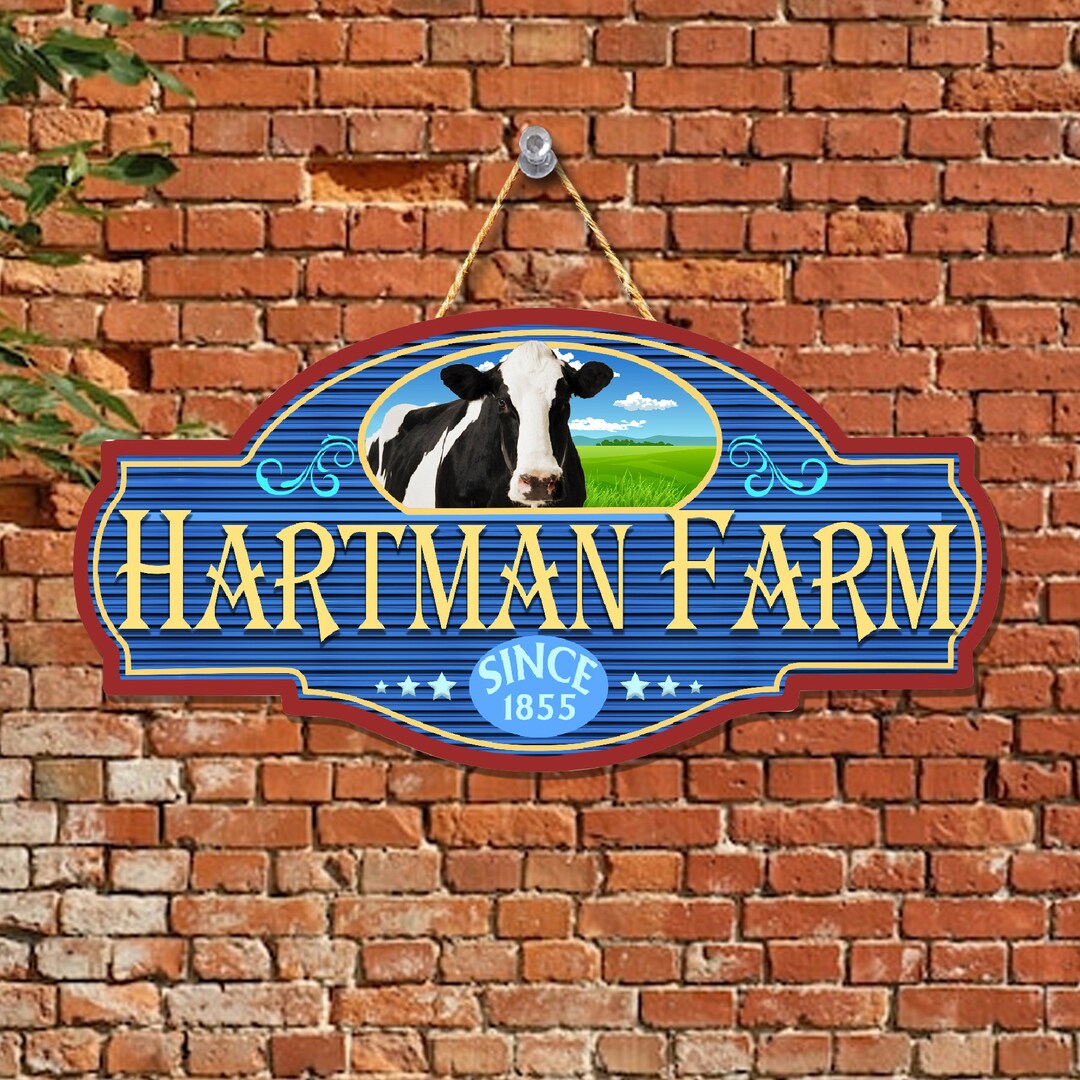 Personalized Wooden Farmhouse Sign, Wedding Gift Wooden Farmhouse Wall ...