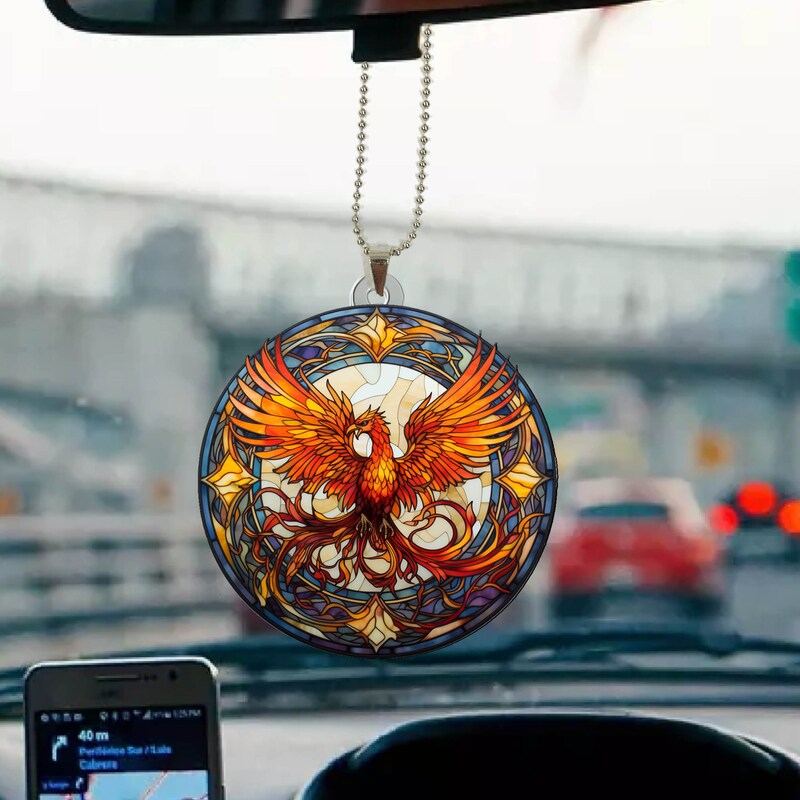 Phoenix Rising Car Decal - Etsy