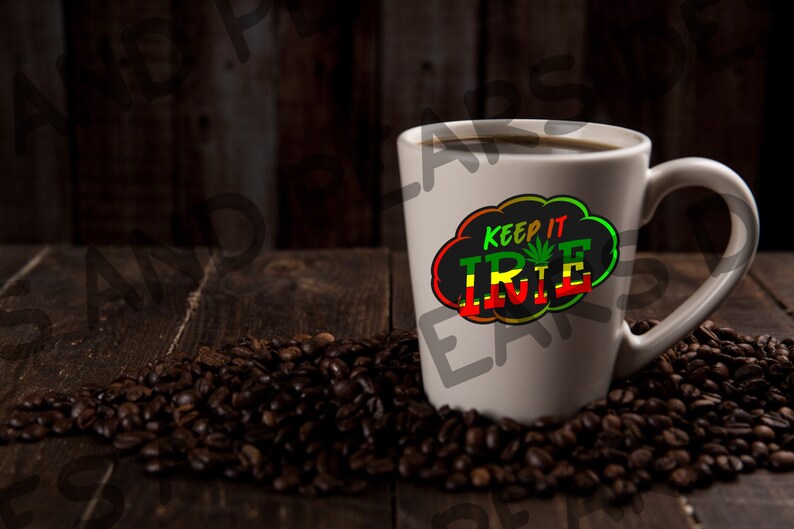 Keep It Irie Design Svg,dxf,eps,png, Jamaican Saying Logo,tshirt Design ...