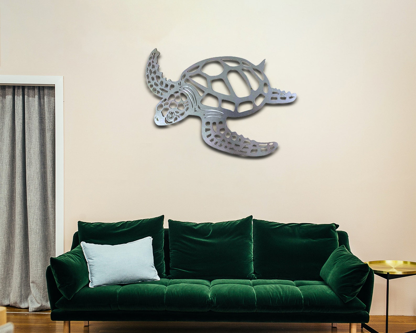 Metal Sea Turtle, Turtle Decor, Ocean Decor, Beach Decor, Metal Wall ...