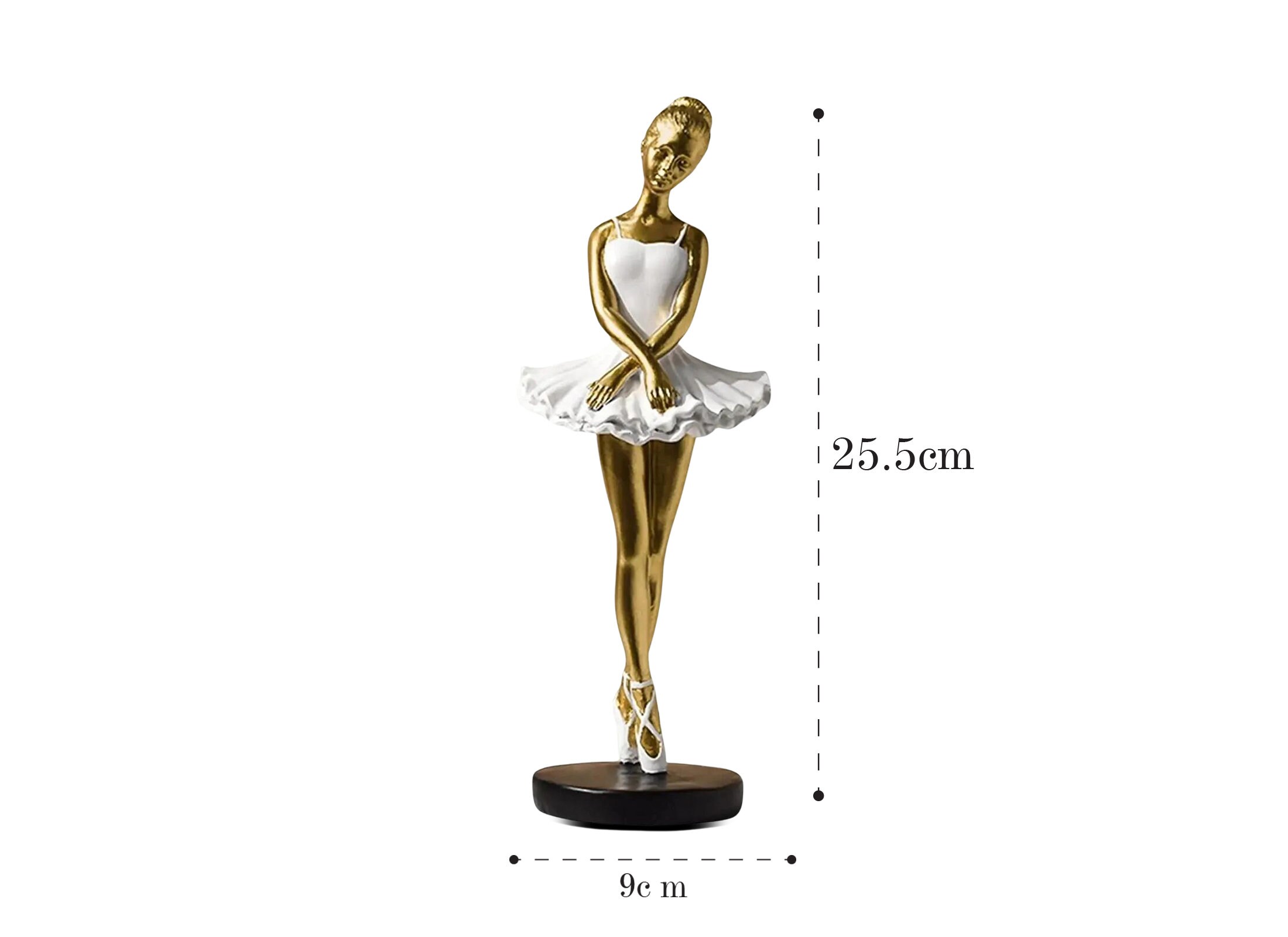 Elegant Nordic Ballerina Statue Figurine: Ballet Dancer Sculpture - Etsy