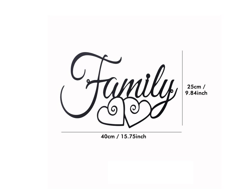 Family Metal Wall Sign Indoor Outdoor Family Metal Sign - Etsy