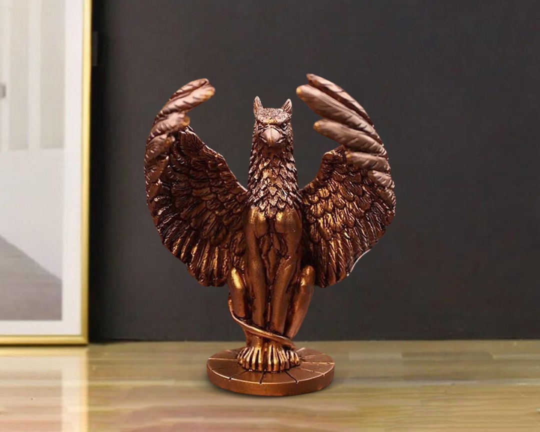 Mythical Creature Statue, Mythological Griffin Statue, Artisan-crafted ...