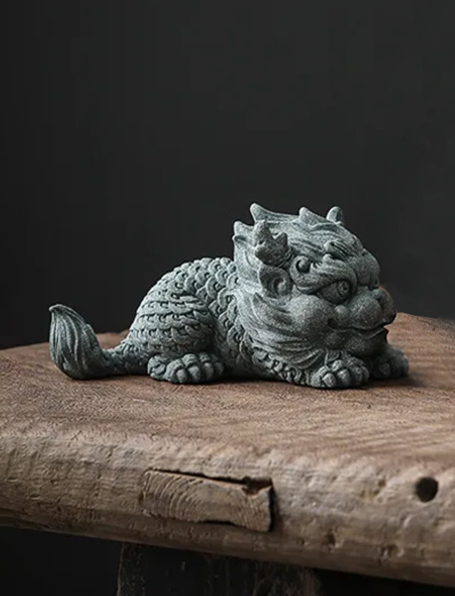 Chinese Kirin Tea Pet Ornament Lucky Beast Pixiu Tea Plate Fish Tank ...