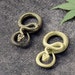 Vintage Solid Brass Coiled Snake Desk Ornament: Copper Animal ...
