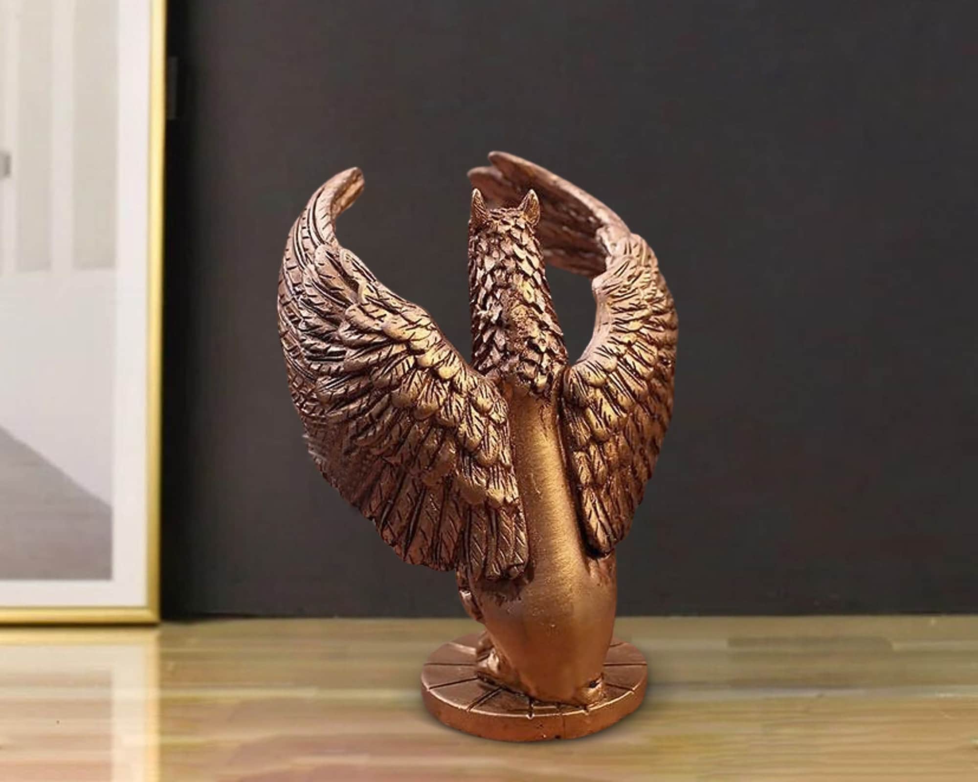 Mythical Creature Statue, Mythological Griffin Statue, Artisan-crafted ...