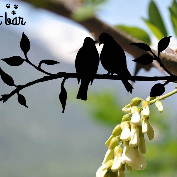 Love Birds in Tree - Etsy