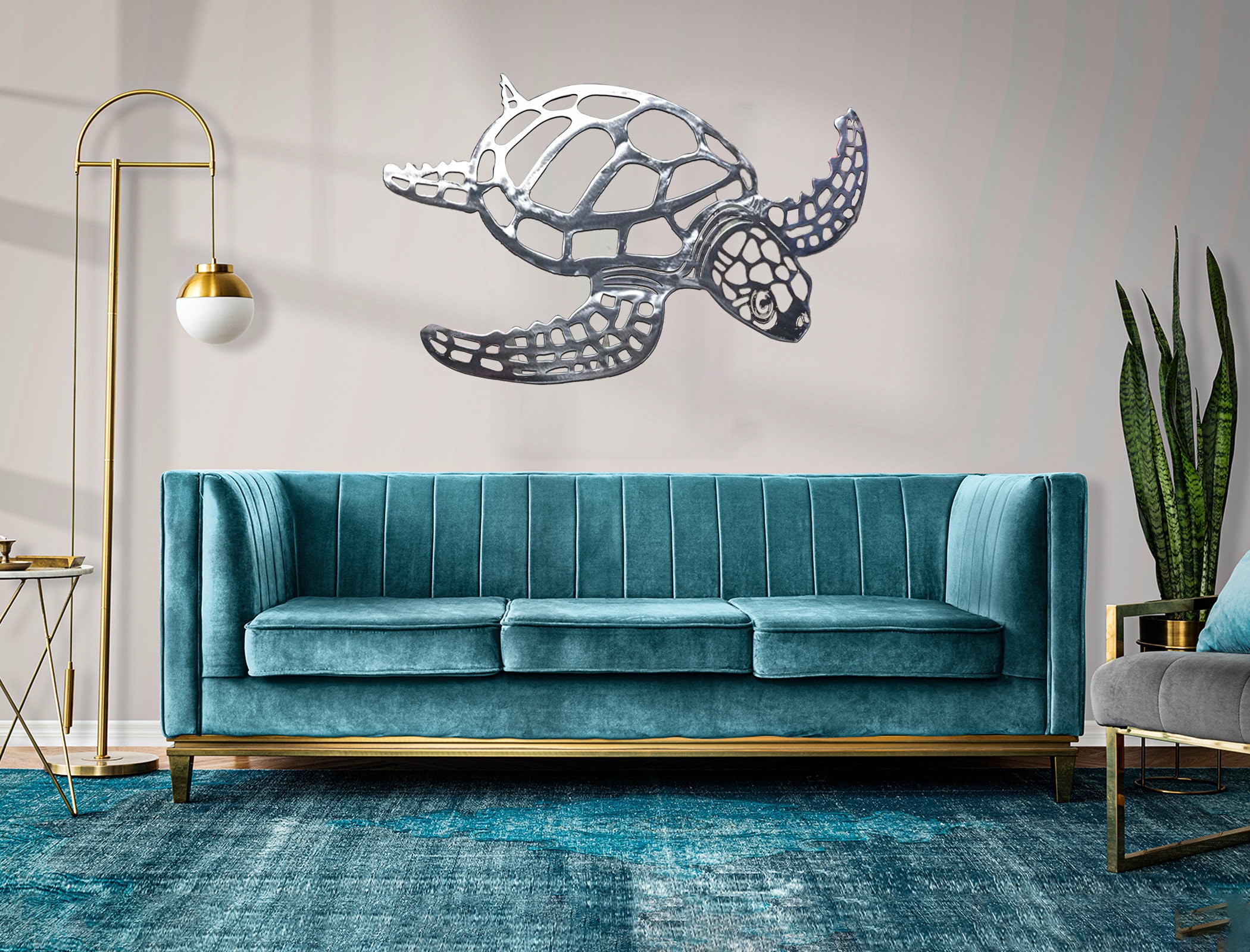 Metal Sea Turtle, Turtle Decor, Ocean Decor, Beach Decor, Metal Wall ...