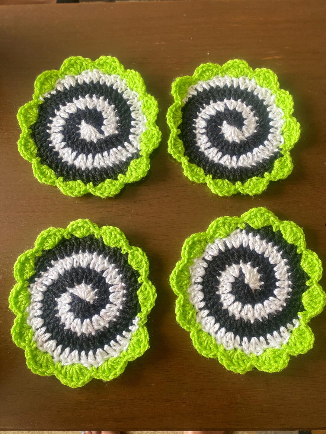 Spiral Coasters - Etsy