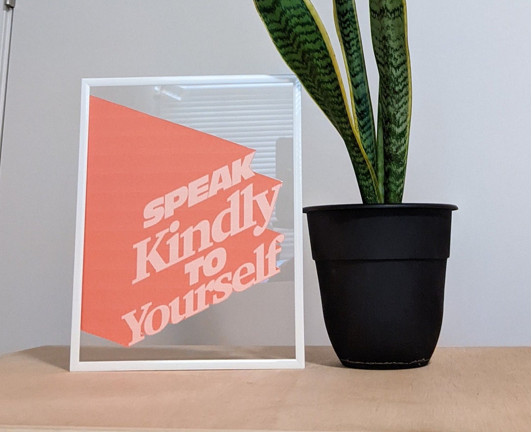 Self Love Body Positivity Confidence Print. Inspirational, Fun, Bright ...