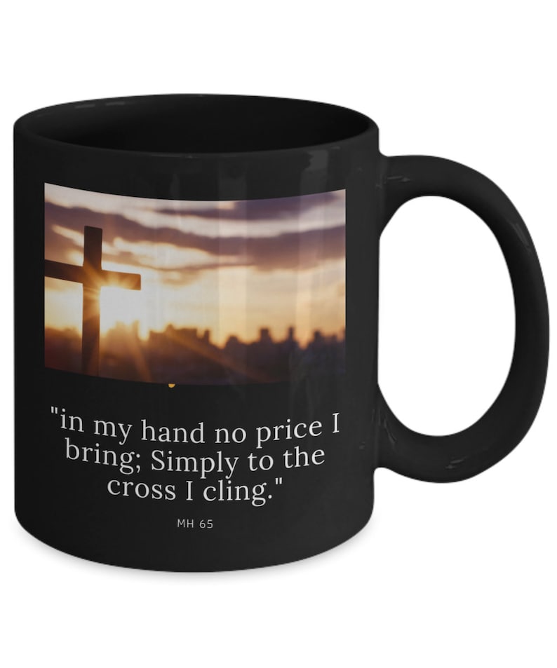 Coffee Mug With Bible Verse Christ Cross Mug Christian - Etsy