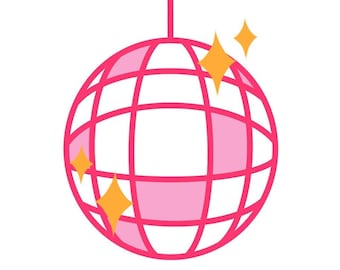 Disco Ball Embroidery File // Groovy Machine Embroidery, Disco PES, DST ...