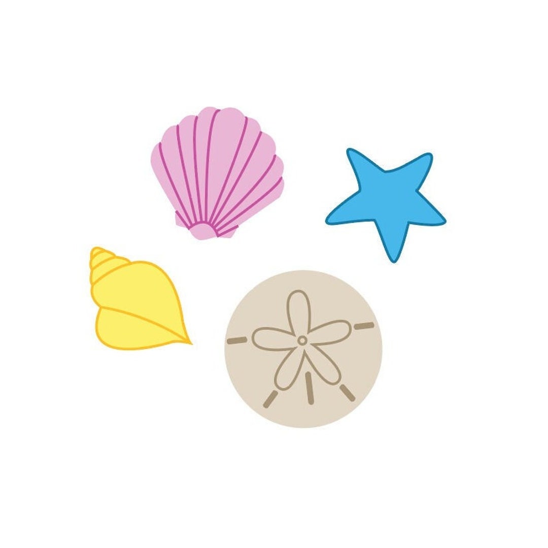 Shells Embroidery Design PES, DST, JEF - Etsy