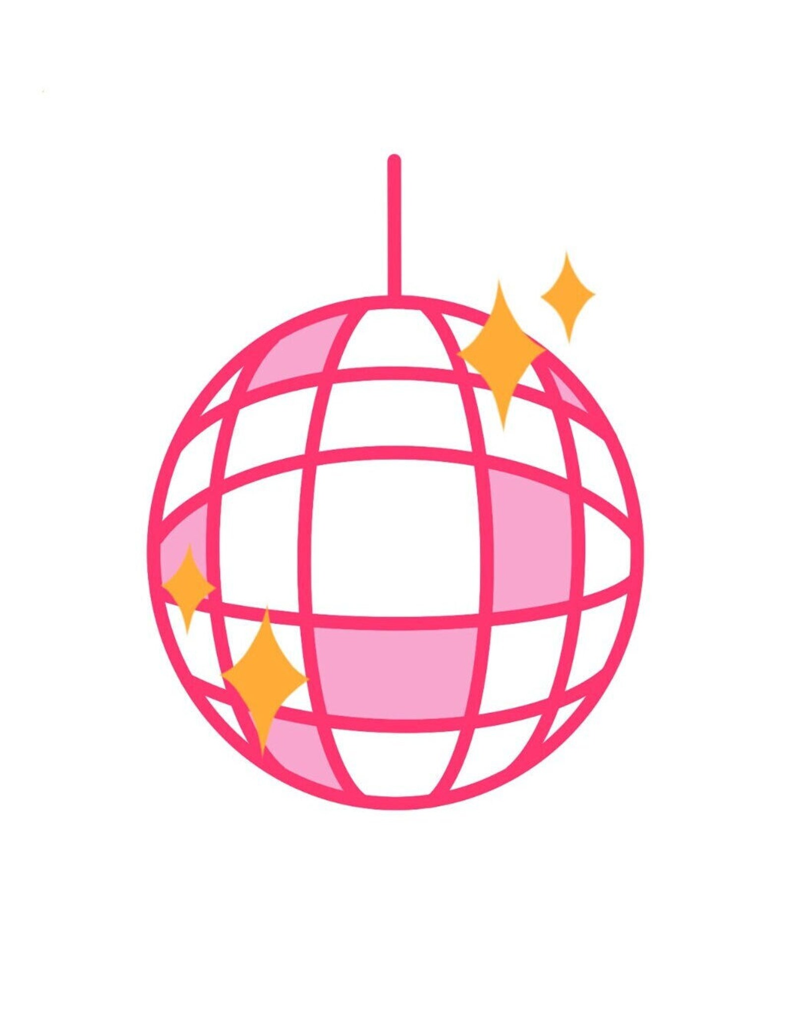 Disco Ball Embroidery Design (PES, JEF, DST) - Etsy