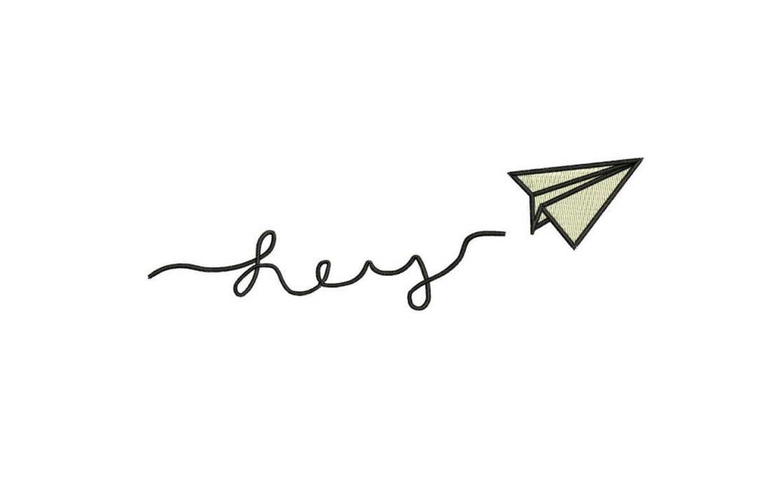 Paper Airplane Embroidery Design (PES, JEF, DST) - Etsy