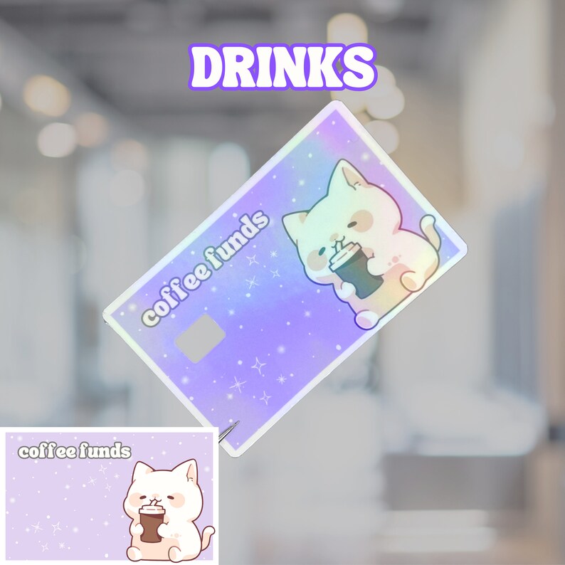 Cute Kawaii Covers, Credit Card Stickers, Debit Card Stickers, Card ...