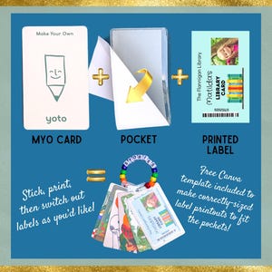 Yoto Self-adhesive Pocket Stickers for Library System With Free ...