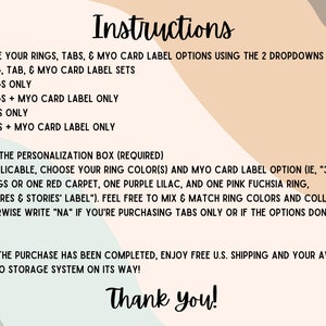 Yoto Card Ring and Tab Set for Organized Yoto Storage and Display, 11 ...