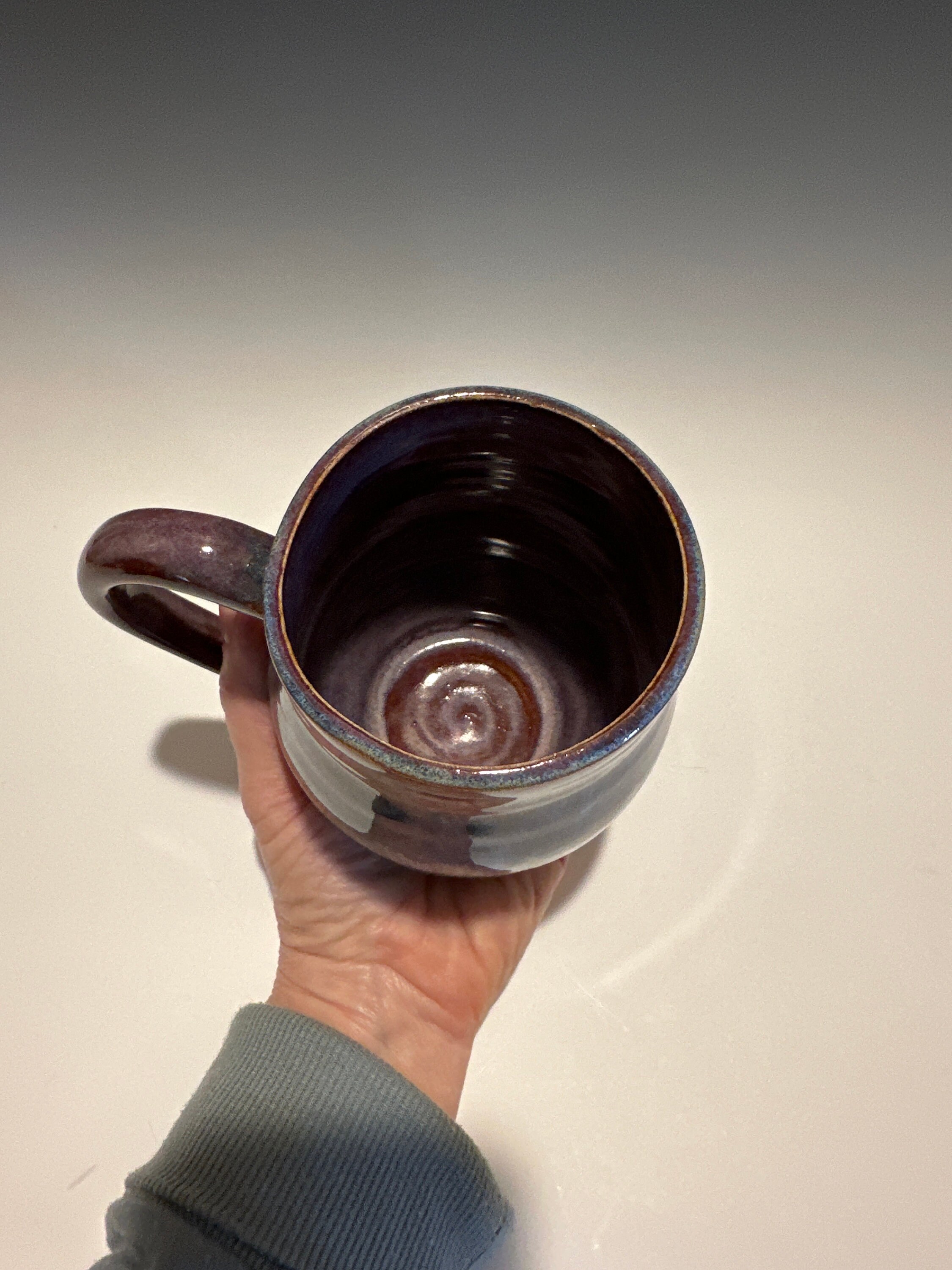 Four Matching Ceramic Mugs, Pottery Coffee Mugs, Handmade Mugs, Wheel ...