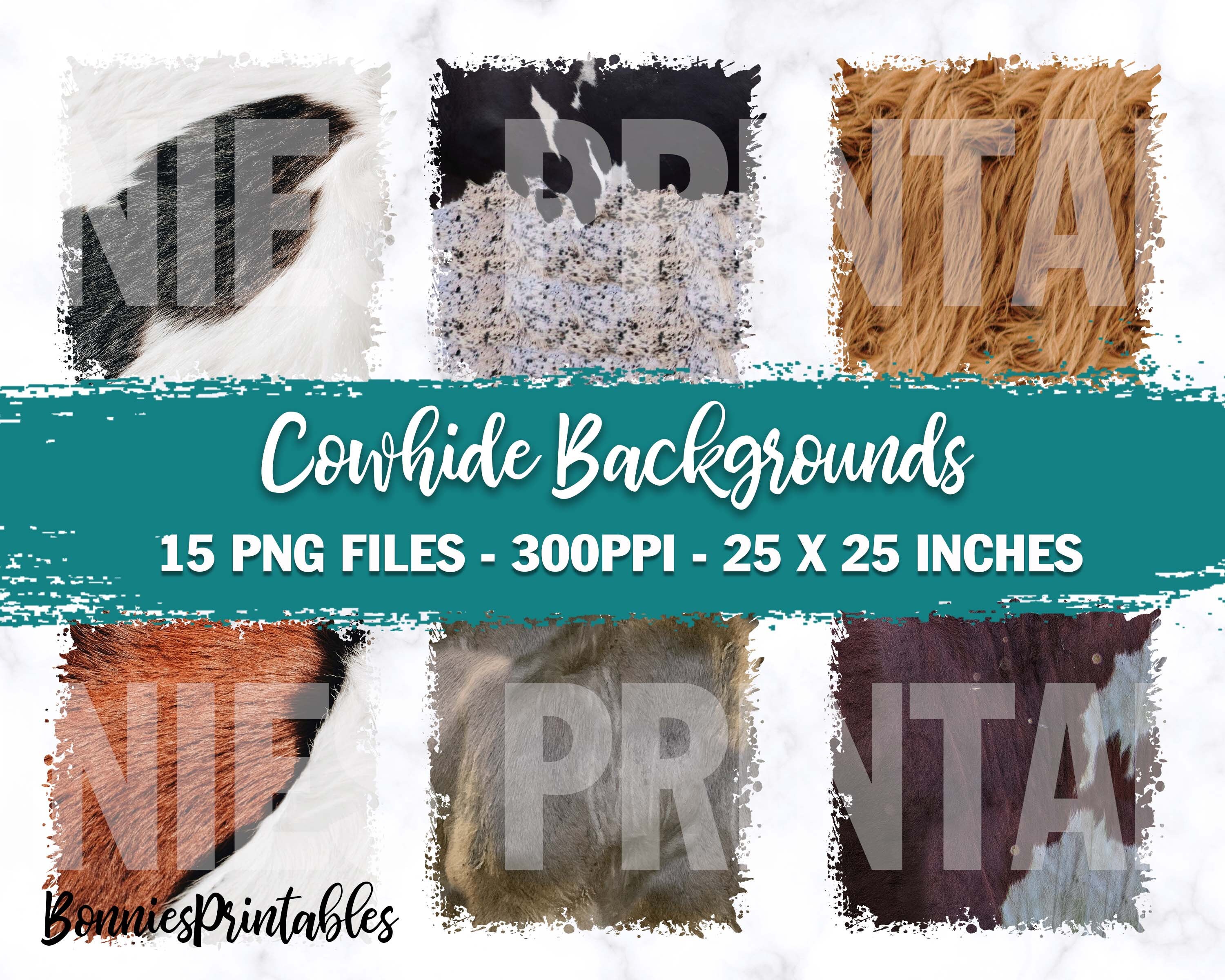 Cowhide PNG, Cowhide Sublimation, Western Backgrounds, Printable ...
