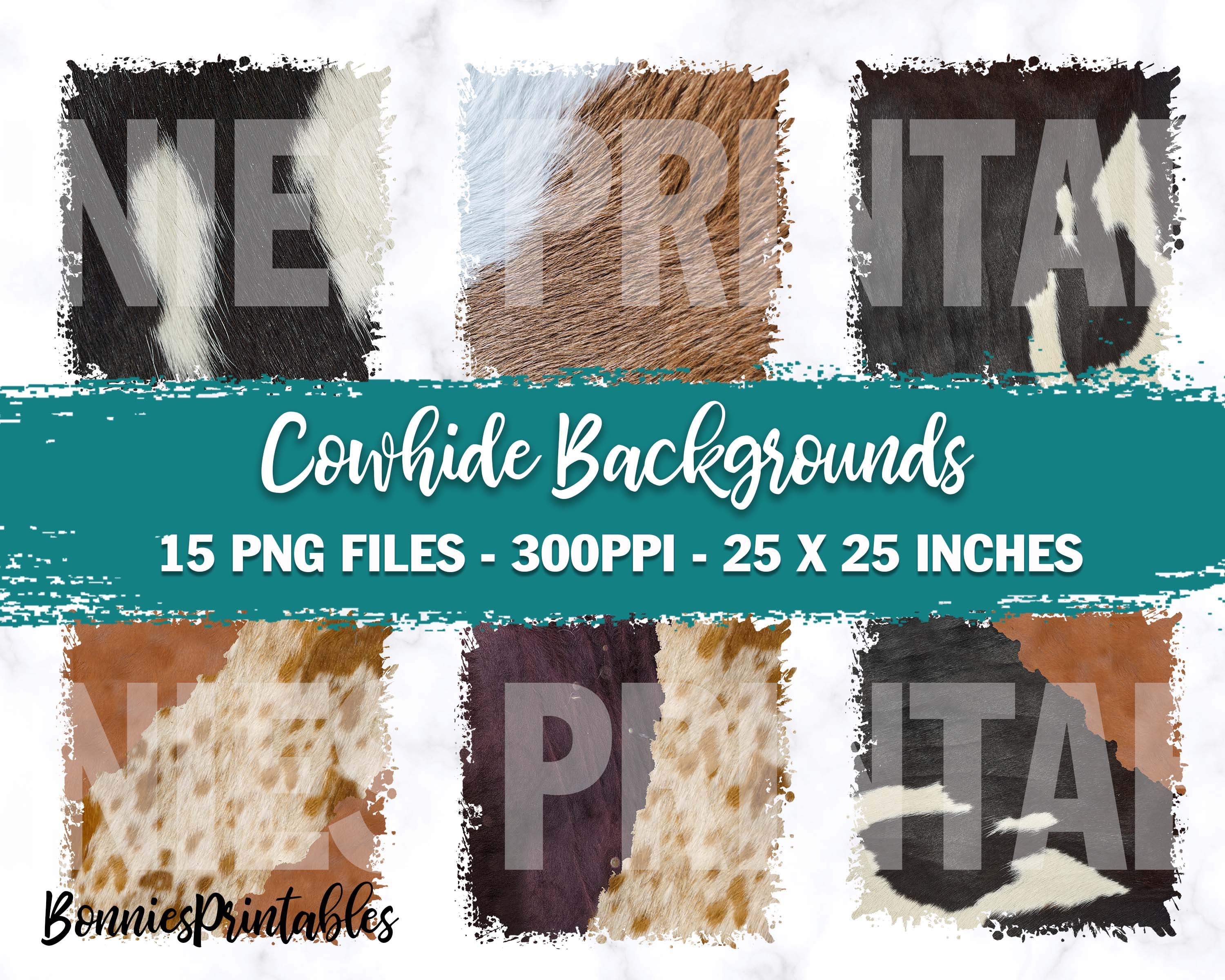 Cowhide PNG, Cowhide Sublimation, Western Backgrounds, Printable ...