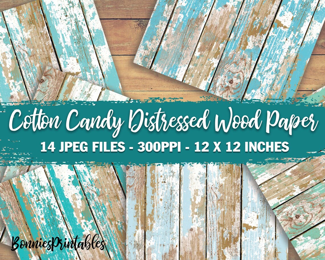 Distressed Wood Paper, Digital Paper, Background, Scrapbook, Rustic ...