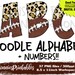 Football Png, Alphabet, Doodle, Clipart, Letters, Numbers, DTG ...