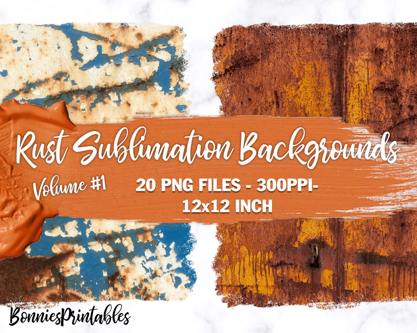 Rust Png Rustic Digital Background Rustic Sublimation - Etsy