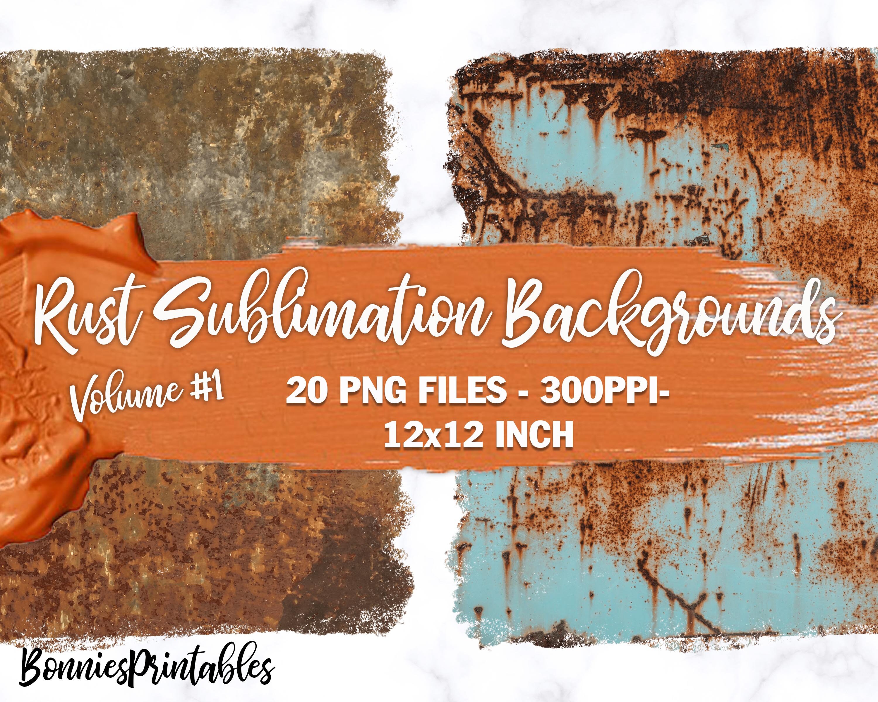 Rust Png, Rustic Digital Background, Rustic Sublimation Background ...